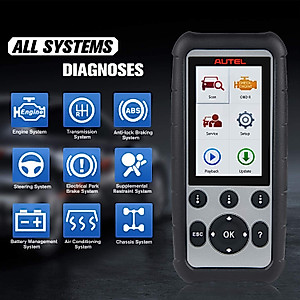 Autel MaxiDiag MD806 PRO Scanner: 2024 Full System Diagnostic Scan Tool w/ 7 Hot Services, Upgrade Ver. of MD808 MD806 MD805 MD802, Oil Reset BMS SAS Throttle A/F EPB, AutoScan Free Update, Scan Print