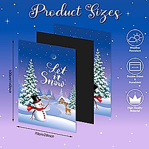 28 x 40 Inch Large Holiday Yard Flags 12 Pack Seasonal Garden Flags Valentine's Garden Flags Double Sided Seasonal Lawn Flags Polyester Festive Outdoor Flag Set for Seasons Holiday Outside Decoration