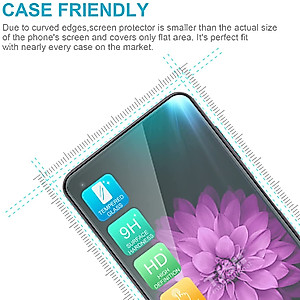 TJS Compatible with Samsung Galaxy A50 2019 Case, with Tempered Glass Screen Protector Metal Ring Magnetic Support Kickstand Heavy Duty Drop Protector Phone Case Cover (Black)