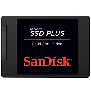 SanDisk SSD PLUS 240GB Internal SSD - SATA III 6 Gb/s, 2.5"/7mm, Up to 530 MB/s - SDSSDA-240G-G26