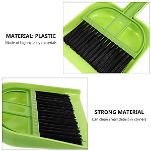 Healifty 12 Sets Dustpan Hand Broom and Shovel Small Broom Dustpan Set and Broom Dustpan Set and Brush Set