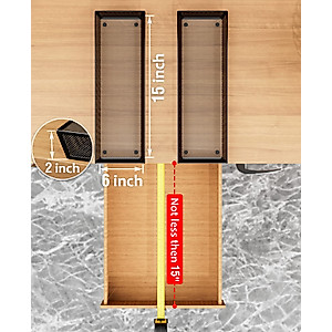 JANE EYRE kitchen drawer organizer - silverware utensil organizer for kitchen drawer,silverware tray in drawer