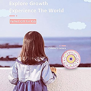 Doughnut Kids Camera Digital 1080P Camera for Christmas Birthday Gifts Cute 20.0MP Camera for Children with 32G SD Card, Birthday PartyToys,Gift for Birthday