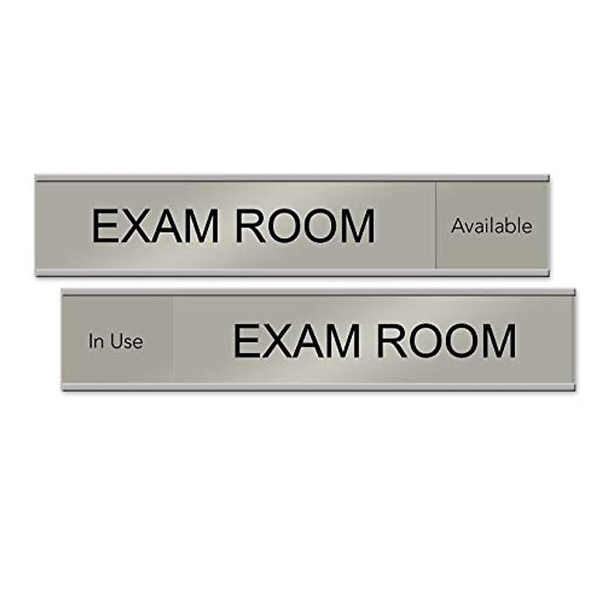 Exam Room Slider Sign, 10" x 2" "Available/in Use" - Made in The USA!