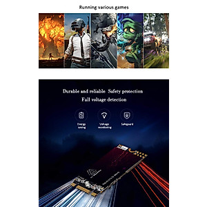 Kingshark M.2 2242 SSD 512GB Ngff Internal Solid State Drive High-Performance Hard Drive for Desktop Laptop SATA III 6Gb/s Includes SSD (512GB, M.2 2242)