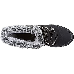 Skechers Women's Cold Weather Boot Snow, Black, 8.5