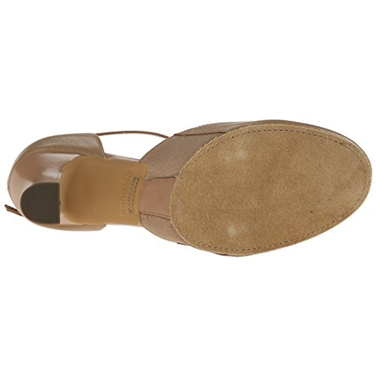 Bloch Women's Splitflex T-Strap Character Shoe, Tan, 7.5