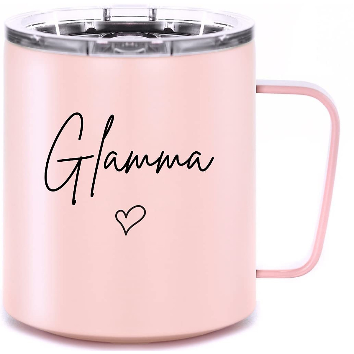 VIOLET & GALE Glamma Gifts for Grandma 12oz Thoughtful First Time Grandma Gifts New Grandma To Be Coffee Mug Glam Ma Travel Cup