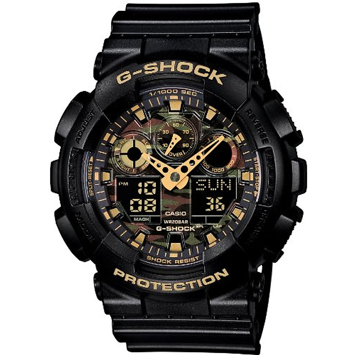 Casio G Shock Camouflage Men' S Watch Ga 100cf-1a9