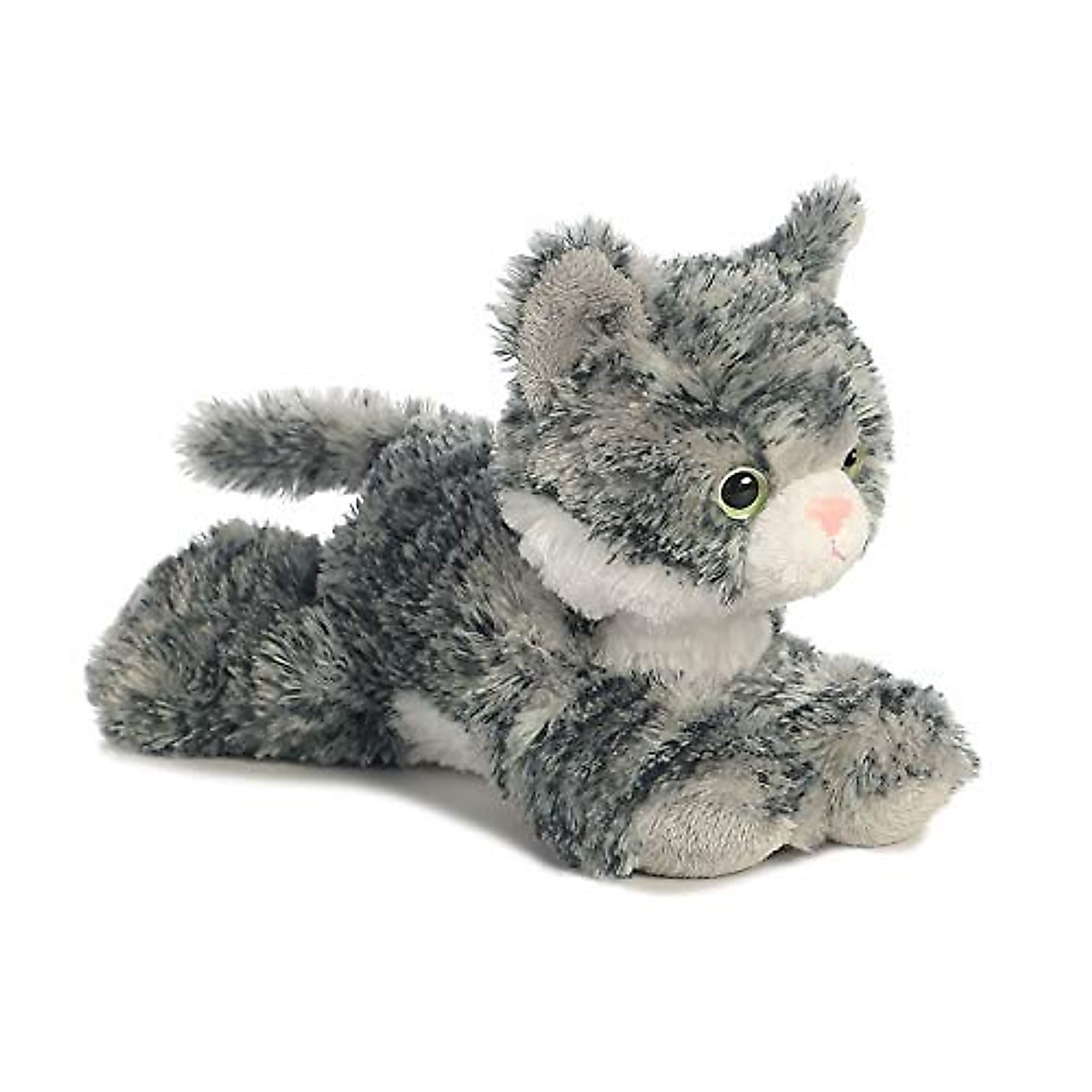 Aurora® Adorable Mini Flopsie™ Lily™ Stuffed Animal - Playful Ease - Timeless Companions - Gray 8 Inches