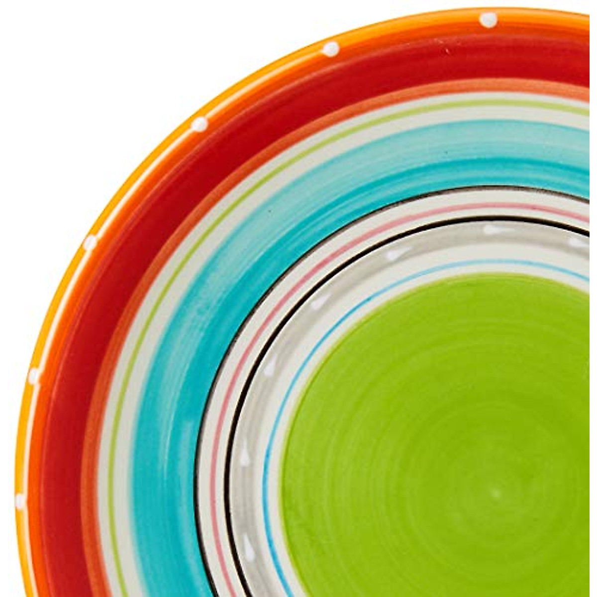 Certified International Mariachi Canape Plates (Set of 4), 6", Multicolor