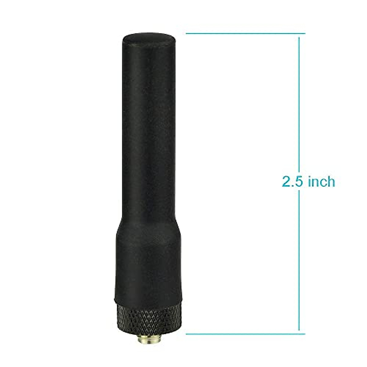 Bingfu Dual Band VHF UHF 136-174MHz 400-470MHz Ham Radio Antenna Two Way Radio Walkie Talkie 2.5 inch Mini Soft Whip SMA Female Antenna 2-Pack for Kenwood Wouxun Baofeng BF-F8HP UV-5R UV-82 BF-888S