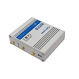 Teltonika RUTX10000300 Professional Ethernet Router, UK PSU, Digital Input/Output for Remote Monitoring and Control, Dual Band WiFi and Bluetooth LE, Aluminium Housing, Firewall and VPN Services