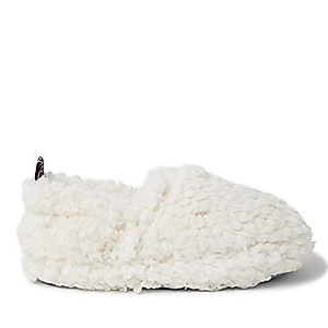 Dearfoams Kids Washable Skye Pile Closed Back Slipper, Muslin, US 9-10 Unisex Toddler