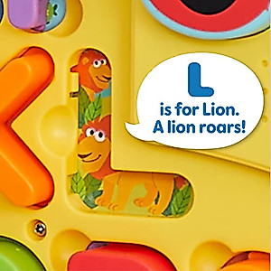 Just Play Sesame Street Elmo’s Learning Letters Bus Activity Board, Preschool Learning and Education, Officially Licensed Kids Toys for Ages 2 Up, Gifts and Presents