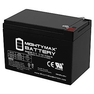 Mighty Max Battery 12V 15AH F2 Replacement Battery Works with Modified Power Wheel