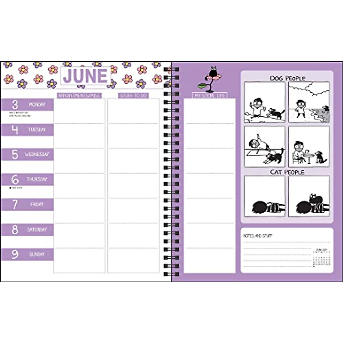 Sarah's Scribbles 16-Month 2023-2024 Weekly/Monthly Planner Calendar: Get It Together!