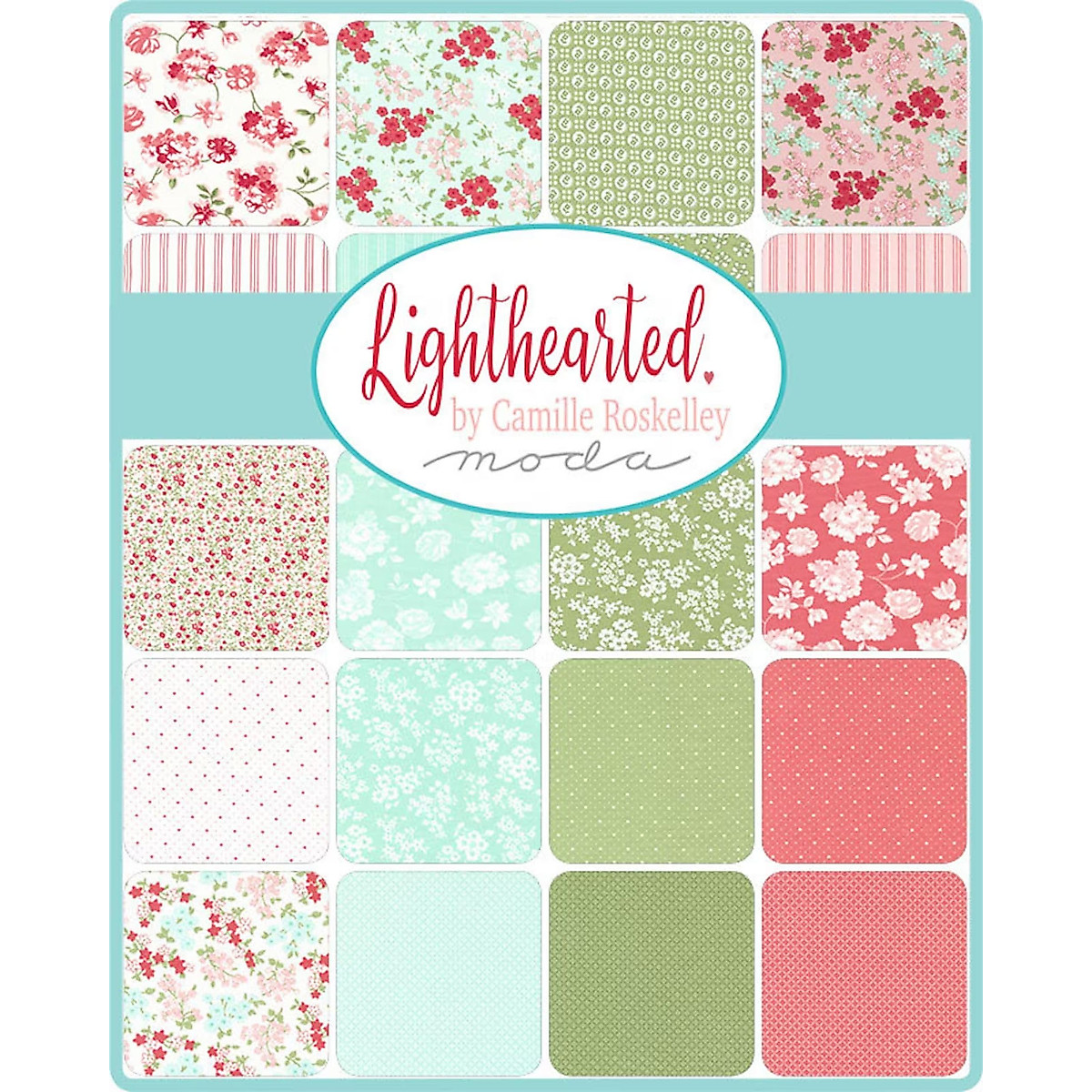Lighthearted Jelly Roll 55290JR by Camille Roskelley from Moda by The roll