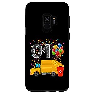 Galaxy S9 Happy O1 Birthday Rear Loader Garbage Truck Case