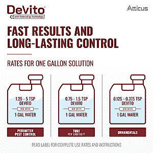 Devito Insecticide by Atticus - Compare to Demand CS - Lambda-cyhalothrin 9.7% Indoor and Outdoor Insect Control with EnduraCap Technology (32 oz)