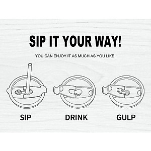 AILUXUAN Tumbler Lid for 20 Oz,2 Replacement Lids for 20oz Stainless Steel Tumbler Travel Cup Yeti,Ozark Trails and more Cooler Cup, Flip-top Splash Proof (Black, 20 OZ) (2)