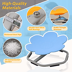 AOVOCO Sensory Spinning Chair for Autistic Kids, Sit and Spin Toys for Toddlers, Autism Swivel Chair Promote Coordination, Spinning Seat for Kids 3-5-7-10-12, Gifts for Autism Children