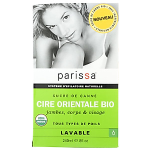 Parissa Natural Hair Removal Organic Wax, Cane Sugar, 8 Oz