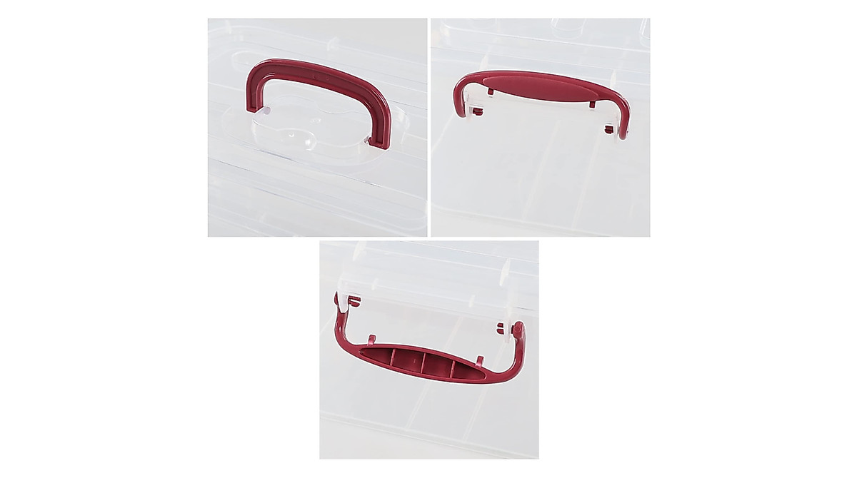 Bblina Clear Storage Boxes - 8L Latching Containers