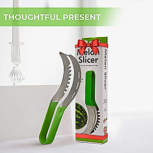 Watermelon Slicer – Premium Watermelon Cutter Kitchen Tools – Ultra-Sharp Stainless Steel Blade – Ergonomic and User-Friendly Handle – Safe, Durable Design