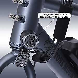 5Seconds Yonah 600 Electric Bicycle, 20mph Top Speed E-Bike, Electric Commuter Bike for Adults with 500W Motor