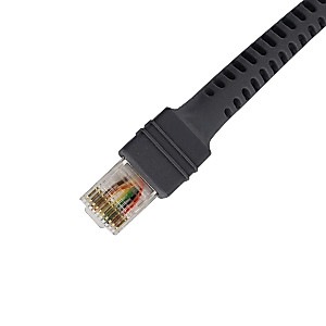 PARTSHE CBA-R01-S07PAR RS232 Serial Cable for Motorola Symbol LS2208 DS4278 6FT Straight RJ48 to DB9