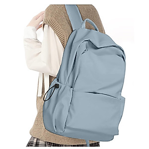 UPPACK Backpack For Women Aesthetic Blue Backpack For Men Lightweight Gym Backpack Bag Casual Daypack Laptop Backpack College