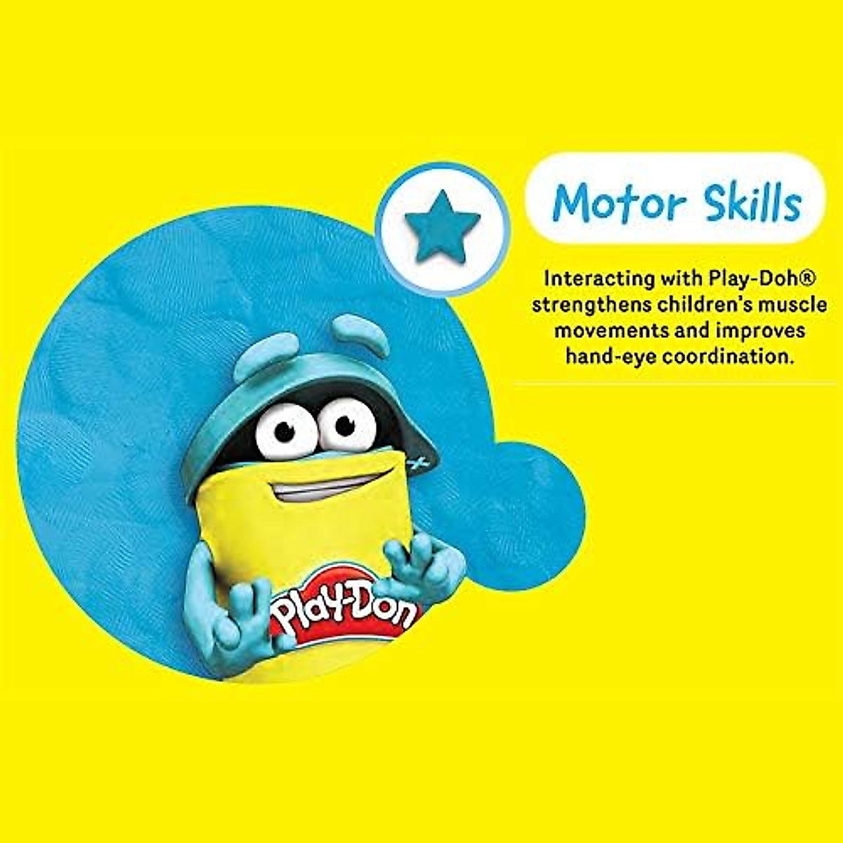 Play-Doh Fun Tub Playset, Great First Play-Doh Toy for Kids 3 Years and Up with Storage, 18 Tools, 5 Non-Toxic Colors (Amazon Exclusive)