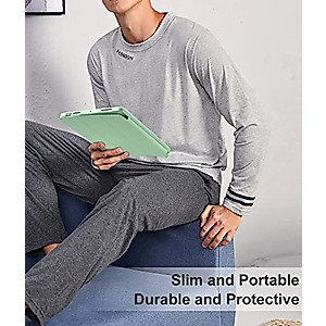 Cousper Case for iPad Air 5th Generation Case 2022/iPad Air 4th Generation Case 2020 10.9 Inch, Trifold Stand Case with Pencil Holder [2nd Apple Pencil Wireless Charging] for iPad Air 5/4 Matcha Green