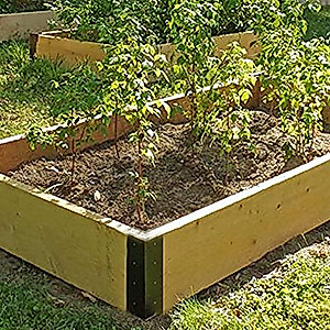 Amgate Set of 4 Raised Garden Bed Corner Brackets for 10"-12" Bed