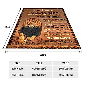 Nahjiiem Cousin Blanket, Cousin Gifts, to My Cousin Blanket, Cousin Blanket for Men, Valentine's Day Gifts for Cousin 60"×80"