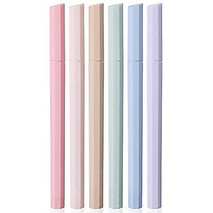 Mr. Pen- Aesthetic Highlighters, 6 Pack, Muted Pastel Color, Chisel Tip, No Bleed Bible Highlighter Pastel, Highlighters Assorted Colors, Pastel Highlighter Set, Aesthetic School Supplies