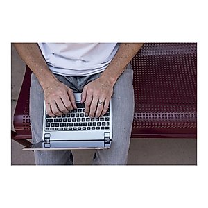 Brydge 10.5 Keyboard for iPad Air (2019) | Aluminum Bluetooth 4.2 Keyboard with Backlit Keys (Space Gray)