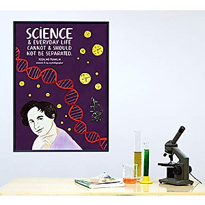 STEM Scientists and Mathematicians Inspirational Quote 8 Poster Set. Fine Art Paper, Laminated, or Framed. Multiple Sizes Available for Home, Office, or School.