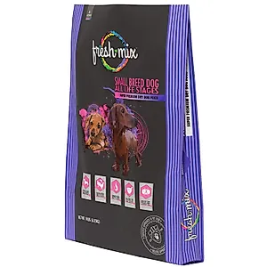 ARTEMIS Fresh Mix Dry Dog Food – Premium Meat Recipe Health Nutrition Protein Omega 3 6 Medium Large Adult Puppy All Life Stages 4lb Bag