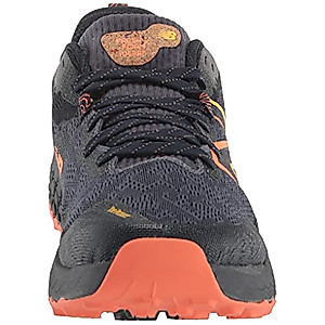 New Balance Men's Fresh Foam X Hierro V7 Running Shoe, Thunder/Vibrant Orange/Vibrant Apricot, 10 Wide