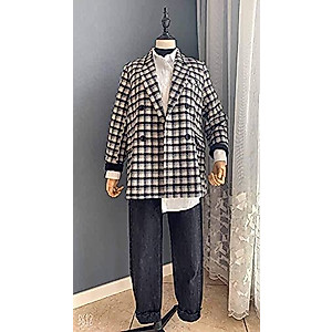 Tailors Dummy Mannequins Female Mannequin Floor with Metal Base, Body Mannequin Form for Store Picture Design Clothing Display, 55.1" to 68.9" Height Adjustable Dressform Mannequin