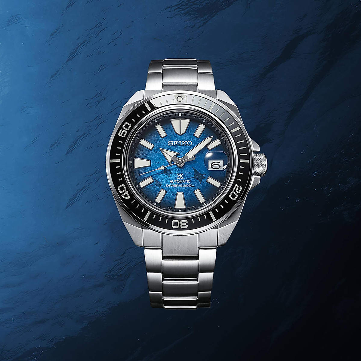 SEIKO SRPE33 Automatic Dive Watch for Men - Prospex Special Edition - LumiBrite Hands, Unidirectional Bezel - Water Resistant 200M