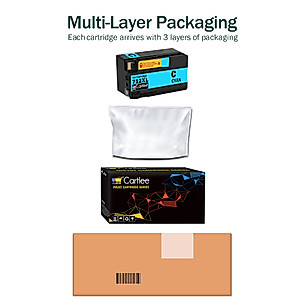 Cartlee Compatible Ink Cartridges Replacement for HP 712 712XL Ink Cartridges for HP for DesignJet T230 T250 T630 T650 Studio Plotter Printers (1 Cyan)