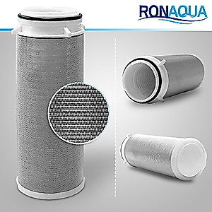 Reusable Whole House Spin Down Sediment Water Filter. Prefilter Removes Sediment, Rust, Sand from Water, 40 Micron, ¾ or 1 Inch Inlet/Outlet, by Ronaqua WELL-MATCHED with WSP-50, HQ-180ZA-50