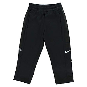 Nike Boy's Elite Therma Technical Training Pants Black 4, Color: Core Black/Midnight Black/White-Black