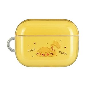 Gourmandise POKE-811A Soft Case Compatible with AirPods Pro (2nd Generation) / AirPods Pro Pikachu