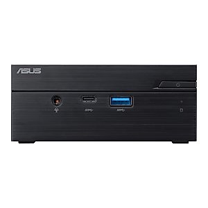 ASUS MiniPC System PN41 Fanless with Intel 11th gen Dual Core Celeron N4500, DDR4 4GB, M.2 PCIE 128GB SSD, WiFi AC, Bluetooth, Windows 10 Pro