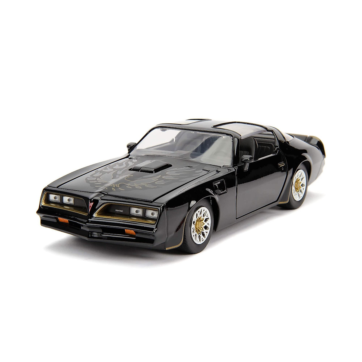 Jada Toys Fast & Furious 1:24 1977 Pontiac Firebird Die-cast Car, Toys for Kids and Adults, Black