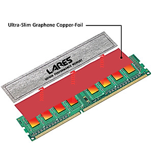 LEVEN DDR3 16GB KIT (8GB×2) 1333MHz PC3-10600 CL9 Unbuffered Non-ECC 1.35/1.5V UDIMM 240 Pin PC Computer Desktop Memory Module Ram Upgrade- Lares(JR3UL1333172308-8Mx2)
